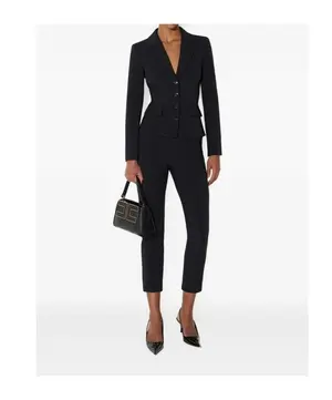 Elisabetta Franchi Single-breasted Long-sleeve Blazer