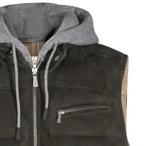 Eleventy Quilted Hooded Gilet