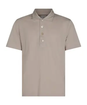 Eleventy Short-sleeve Polo Shirt - Beige