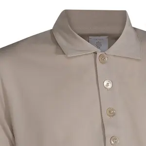 Eleventy Short-sleeve Polo Shirt - Beige