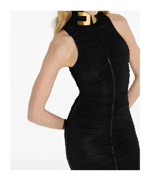 Elisabetta Franchi Sleeveless Jersey Dress