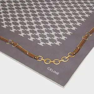 Celine Bandana In Heritage Silk Twill