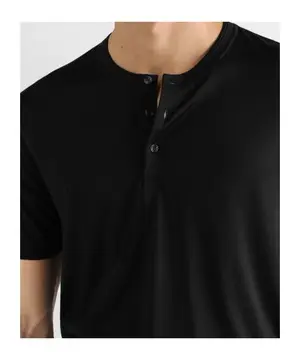 Dolce & Gabbana Dolce Gabbana Henley T-shirt - Black