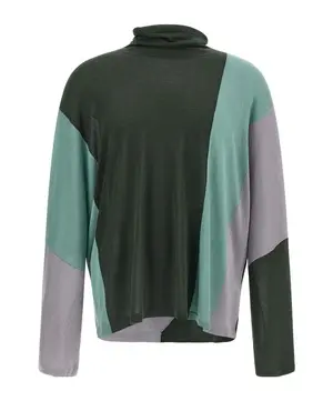 KIKO KOSTADINOV Sigo Asymmetric Turtleneck Sweater - Multicolor