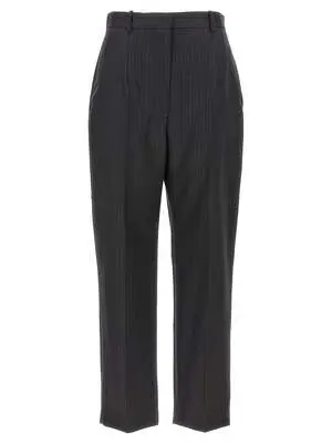 Alexander McQueen Pinstripe Pants - Gray