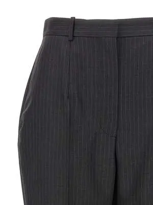 Alexander McQueen Pinstripe Pants - Gray