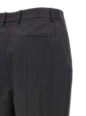 Alexander McQueen Pinstripe Pants - Gray