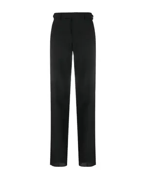 Versace High Waist Straight Leg Trousers