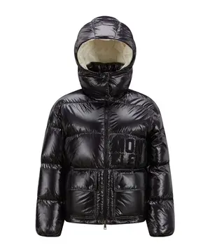 Moncler Abbaye Short Down Jacket - Black