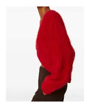 TWINSET Knot-detail Brushed Sweater