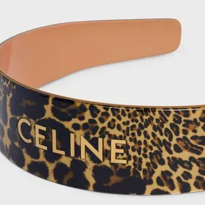 Celine Hair Accessories Headband In Acetate And Steel
