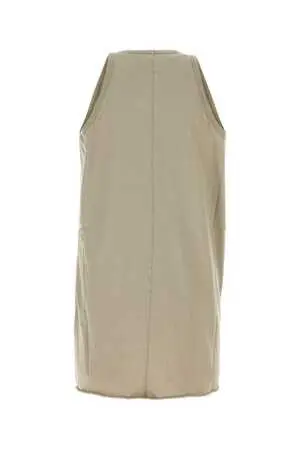 Rick Owens Logo Patch Sleeveless T-shirt - Beige