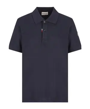 Moncler Logo-patch Polo Shirt