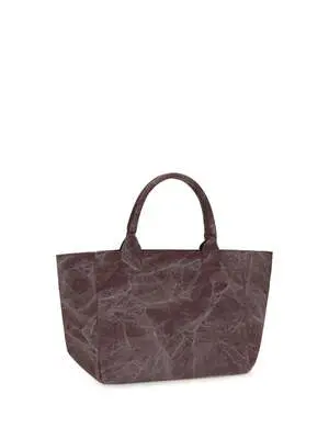 GANNI Medium Trapeze Teddy Print Shopping Bag
