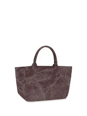 GANNI Medium Trapeze Teddy Print Shopping Bag - Multicolor