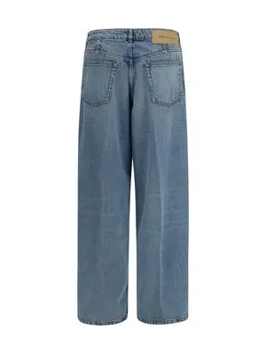 AMI Paris Balloon Jeans In Denim