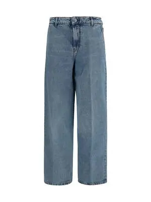 AMI Paris Balloon Jeans In Denim - Blue