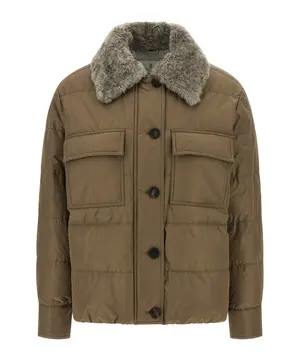 Brunello Cucinelli Monile Sherling Down Jacket