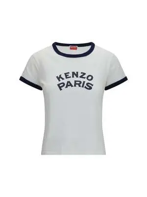 Kenzo Emblem Cotton T-shirt - White