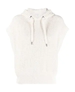 Brunello Cucinelli Hooded Sleeveless Jumper