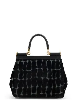 Dolce & Gabbana Dolce Gabbana Logo Plate Top Handle Bag
