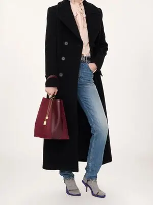 Chloé Spin Chain Detail Tote Bag - Burnt Red