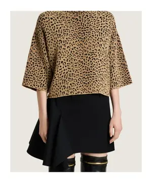 Givenchy Slashed Mini Skirt In Wool