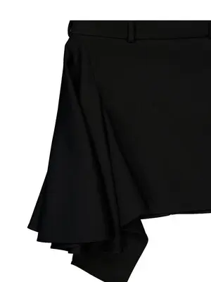 Givenchy Slashed Mini Skirt In Wool