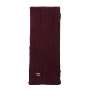 Miu Miu Cashmere Scarf - Amaranth
