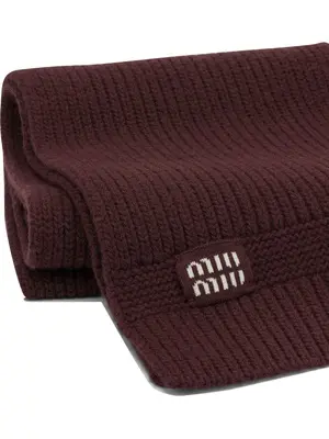 Miu Miu Cashmere Scarf - Amaranth