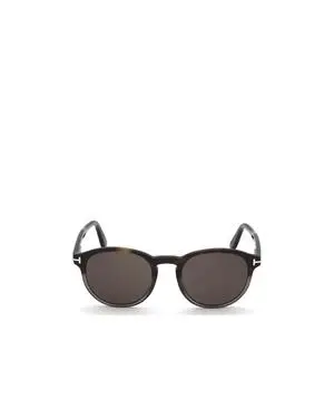 TOM FORD Dante Oval Frame Sunglasses - Brown