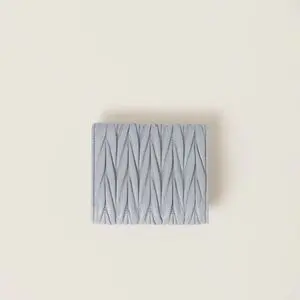Miu Miu Small Matelassé Nappa Leather Wallet