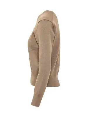 AMI Paris Long-sleeve Knit Top