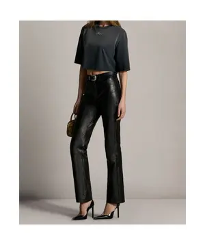 Amiri Cropped Logo T-shirt