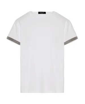 Fabiana Filippi Item O-neck Short-sleeved T-shirt - White