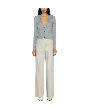 Brunello Cucinelli V-neck Linen Cardigan