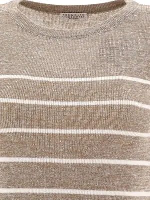 Brunello Cucinelli Striped Top
