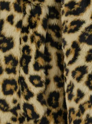 Givenchy Animal-pattern Oversized Coat