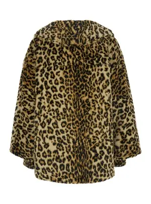 Givenchy Animal-pattern Oversized Coat - No