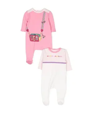Marc Jacobs Two Pieces Of Pattern Printed Jumpsuit - Pink
