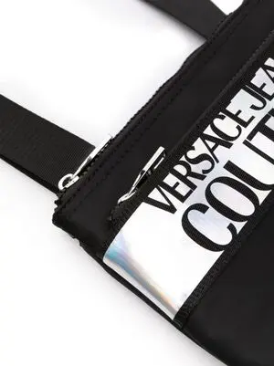 Versace Iridescent Logo-jacquard Messenger Bag