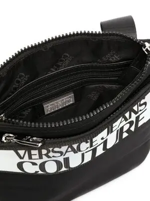 Versace Iridescent Logo-jacquard Messenger Bag