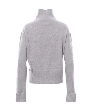 Fabiana Filippi High-neck Knitted Embellished Jumper