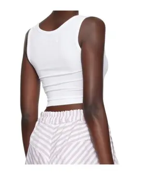 VIVIENNE WESTWOOD Cropped Logo Tank Top - No