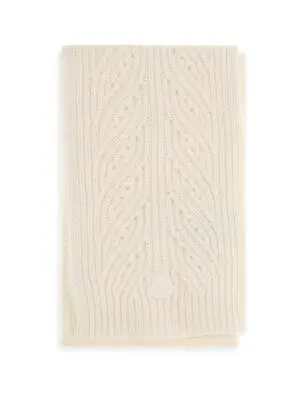 Moncler Tricot Alpaca And Cashmere-blend Scarf - Multicolor