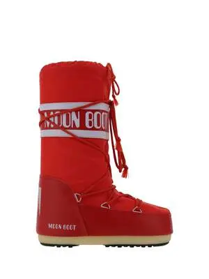 Moon Boot Icon Boots - Red