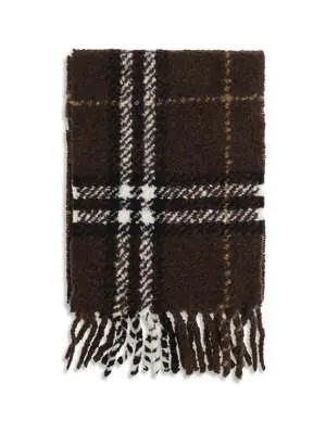 Burberry Alpaca And Wool-blend Scarf - Brown