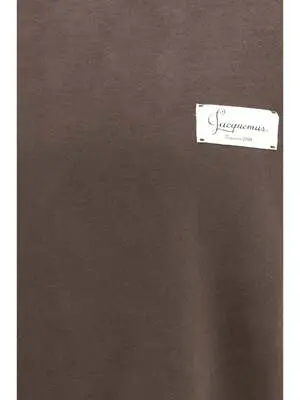Jacquemus Le Sweatshirt Montaigne Crewneck Sweatshirt - Brown