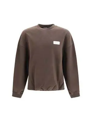 Jacquemus Le Sweatshirt Montaigne Crewneck Sweatshirt - Brown