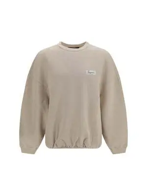 Jacquemus Le Sweatshirt Montaigne Crewneck Sweatshirt - Cream